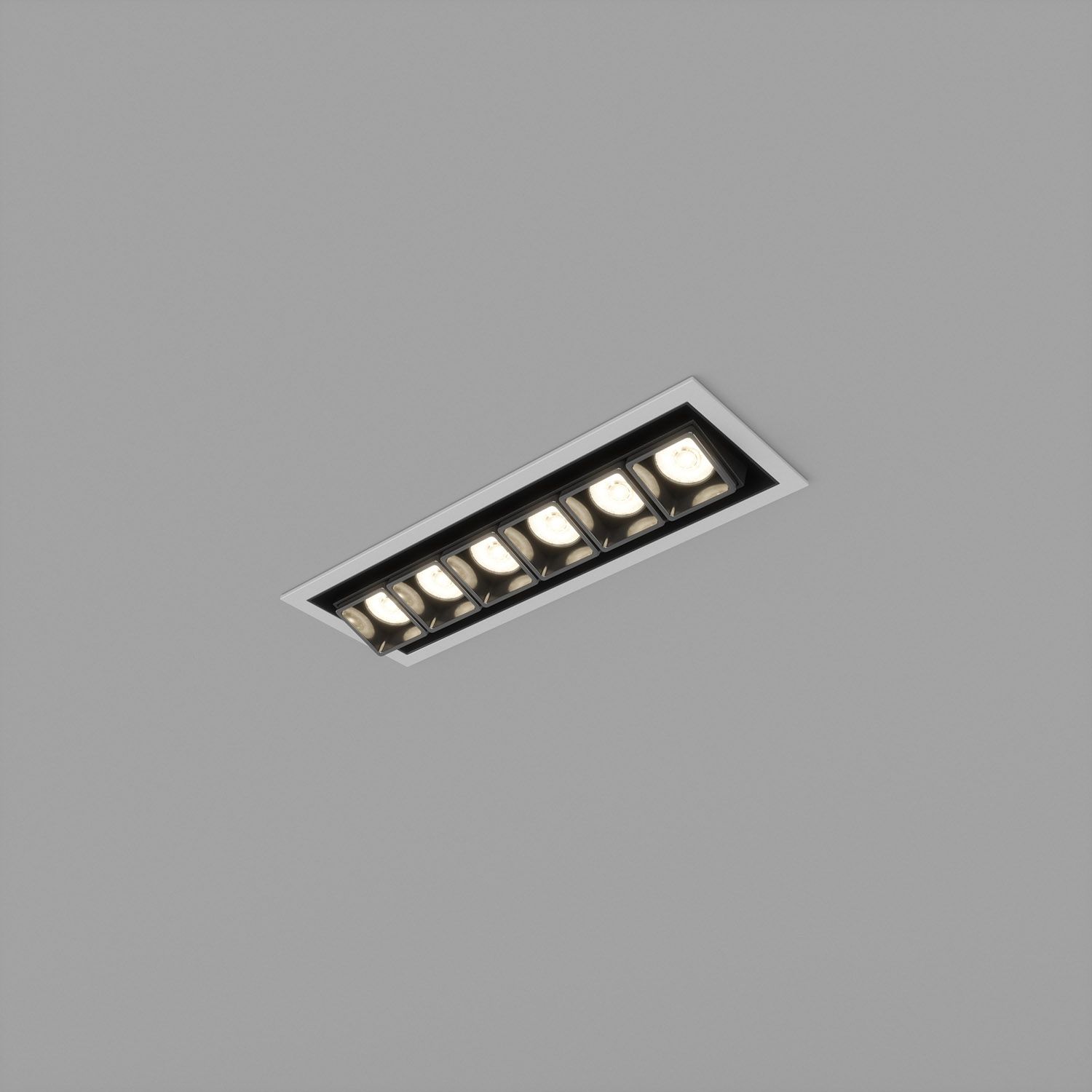 Recessed Skarlat RSL74109 6×2W WH+BK 4000K